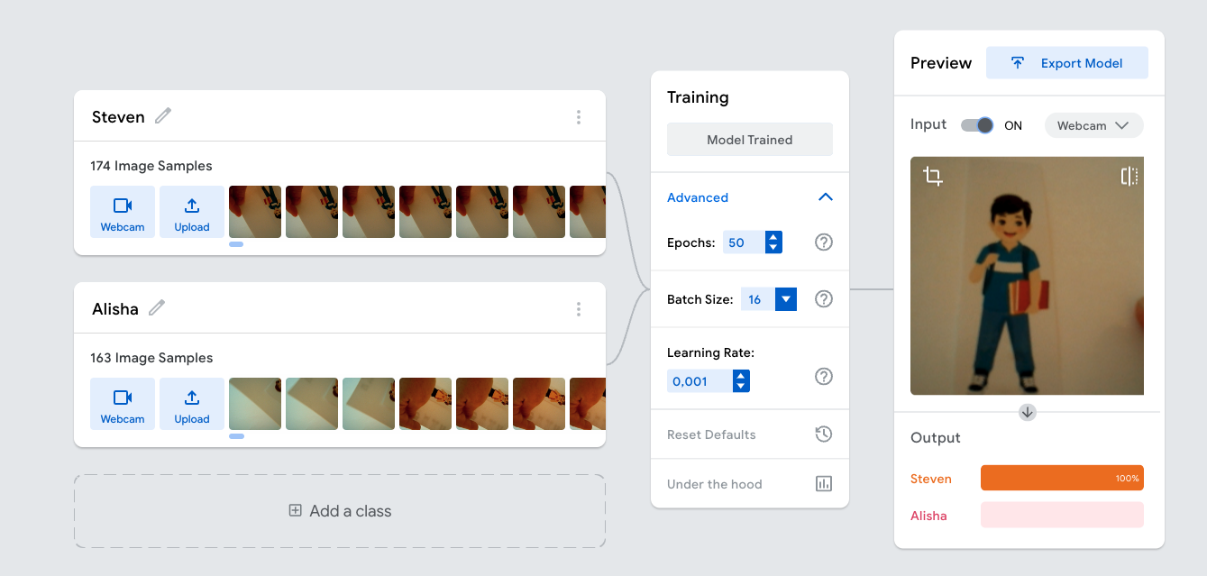 Teachable Machine - Scratch Gatekeeper fun
