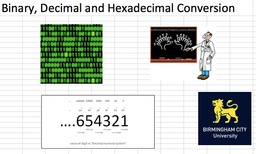 Binary decimal and Hexadecimal conversions explained