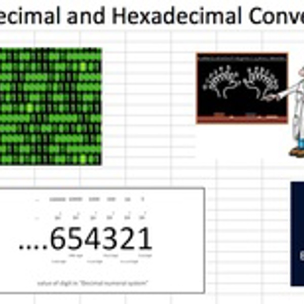 Binary decimal and Hexadecimal conversions explained