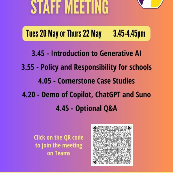 Primary AI online staff meeting - recording